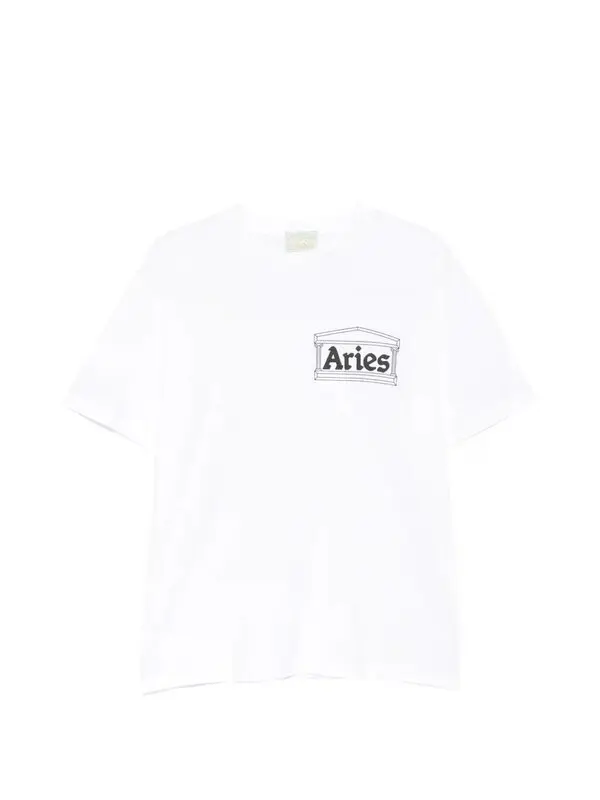 Aries Temple Logo-print T-shirt