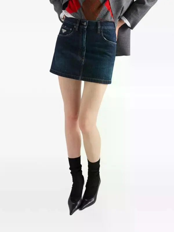 Prada Denim Miniskirt