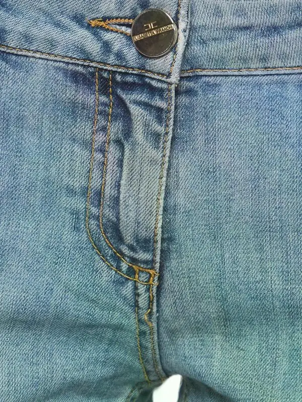 Elisabetta Franchi Distressed-details Jeans