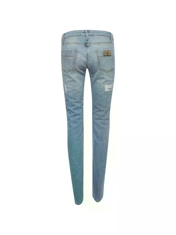 Elisabetta Franchi Distressed-details Jeans