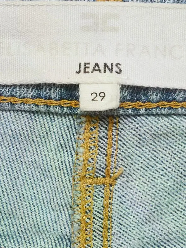 Elisabetta Franchi Distressed-details Jeans