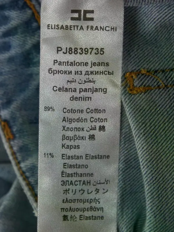 Elisabetta Franchi Distressed-details Jeans