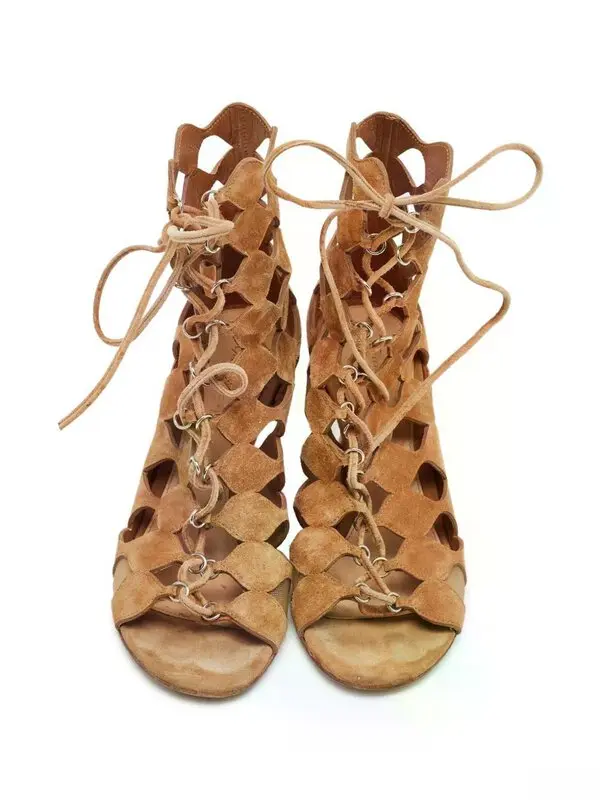 GIANVITO ROSSI Azalia Lace-up Sandals