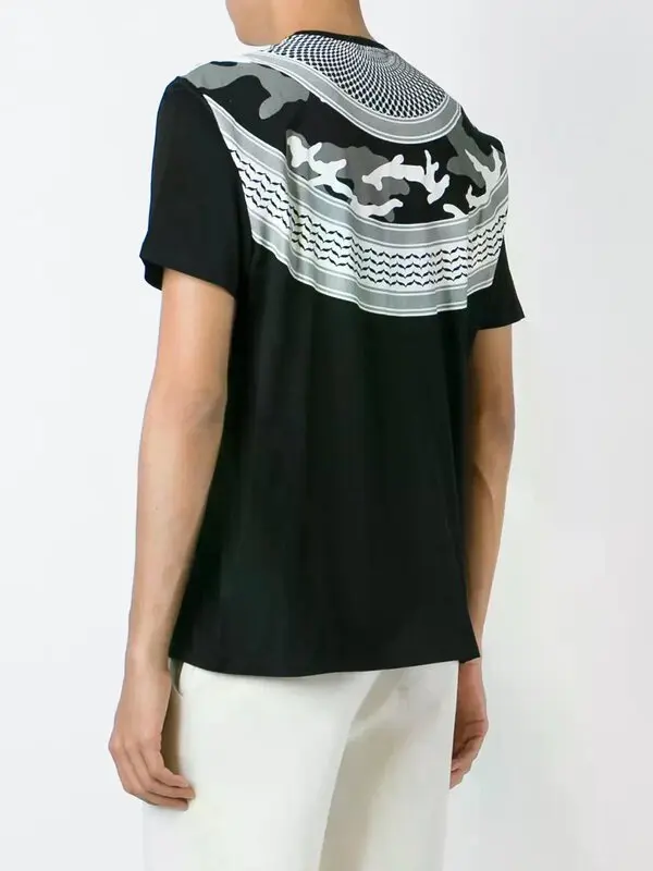 Neil Barrett Camouflage-print Graphic-print T-shirt