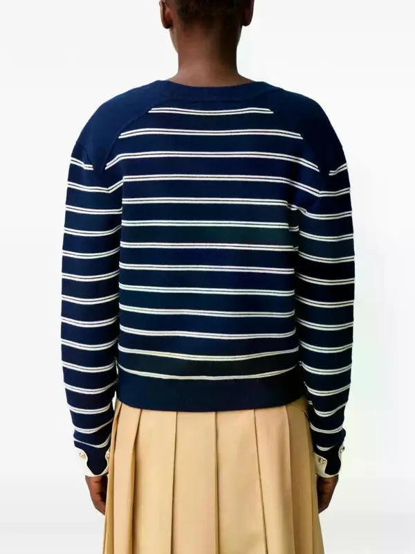 Claudie Pierlot Striped Wool Jumper
