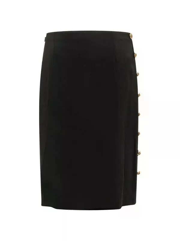 Versace Medusa '95 Button-embellished Skirt