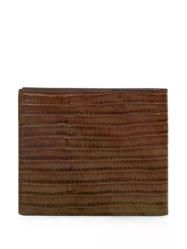 TOM FORD Lizard-effect Leather Wallet