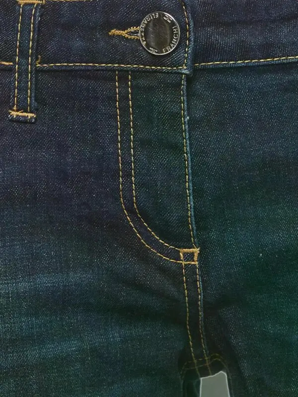 Elisabetta Franchi Chain-detail Jeans - Blue