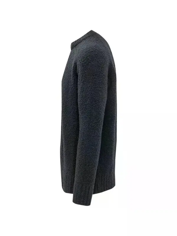 LANEUS Crew-neck Bouclé Sweater