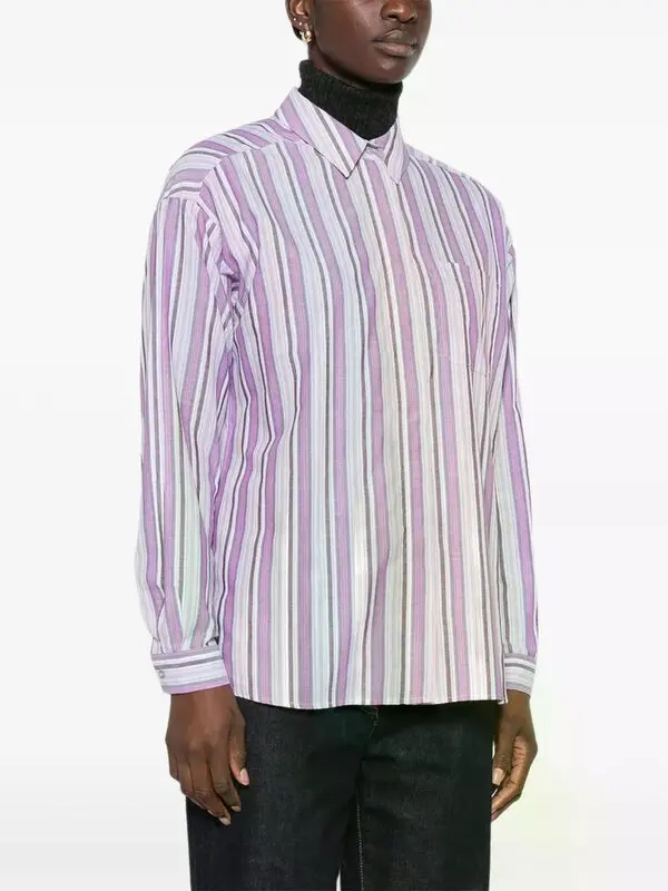 MAISON123 Marilou Striped Cotton Shirt