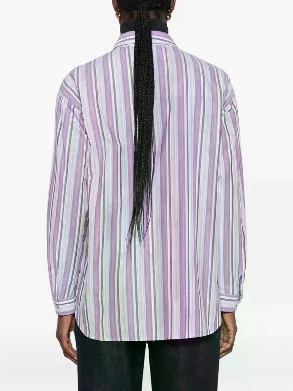 MAISON123 Marilou Striped Cotton Shirt