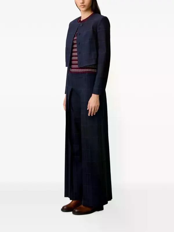 Claudie Pierlot Checked Boxy Jacket