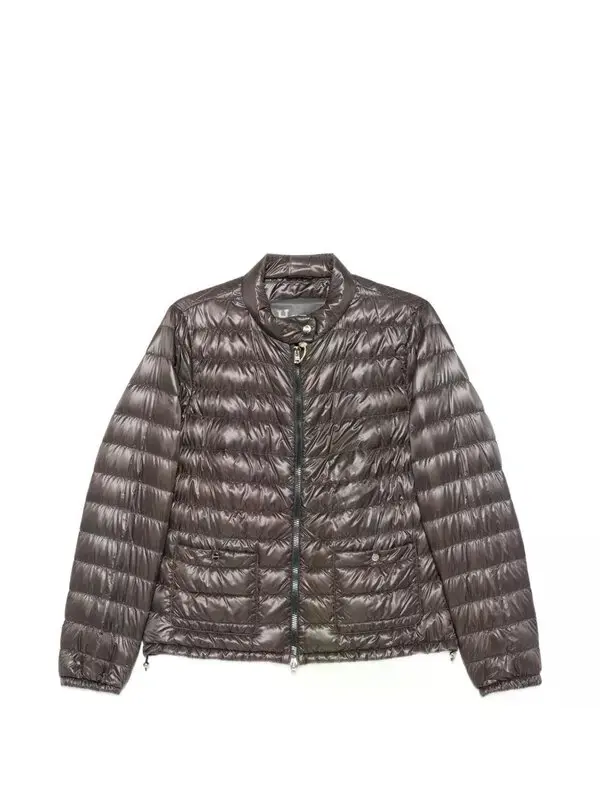 Herno Quilted High-neck Jacket - Grey