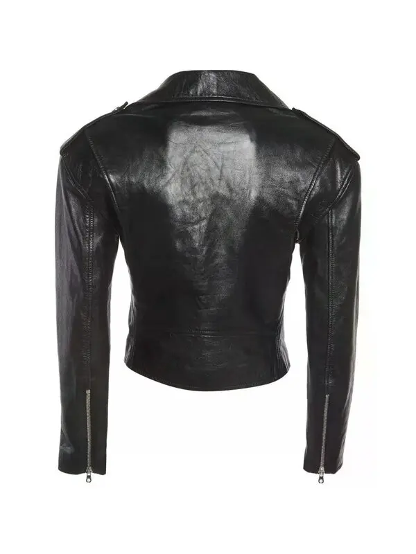 Sandro Zip-up Leather Jacket