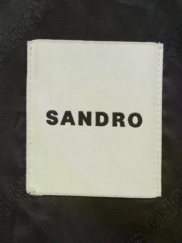 Sandro Zip-up Leather Jacket