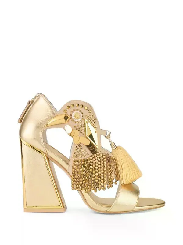 KAT MACONIE Aya Embellished Tassel Sandals