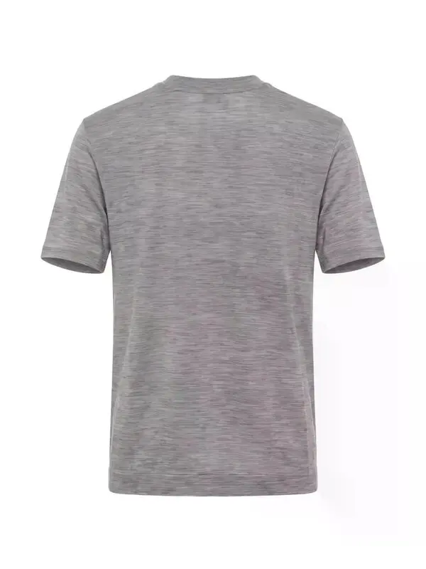 XACUS Crew-neck Wool T-shirt - Grey