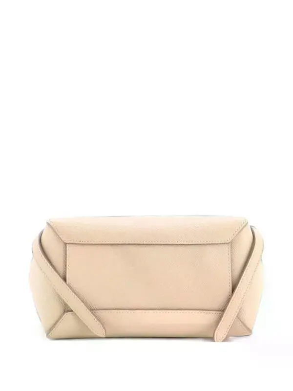 Celine Belt Bag Textured Leather Nano Shoulder Bag