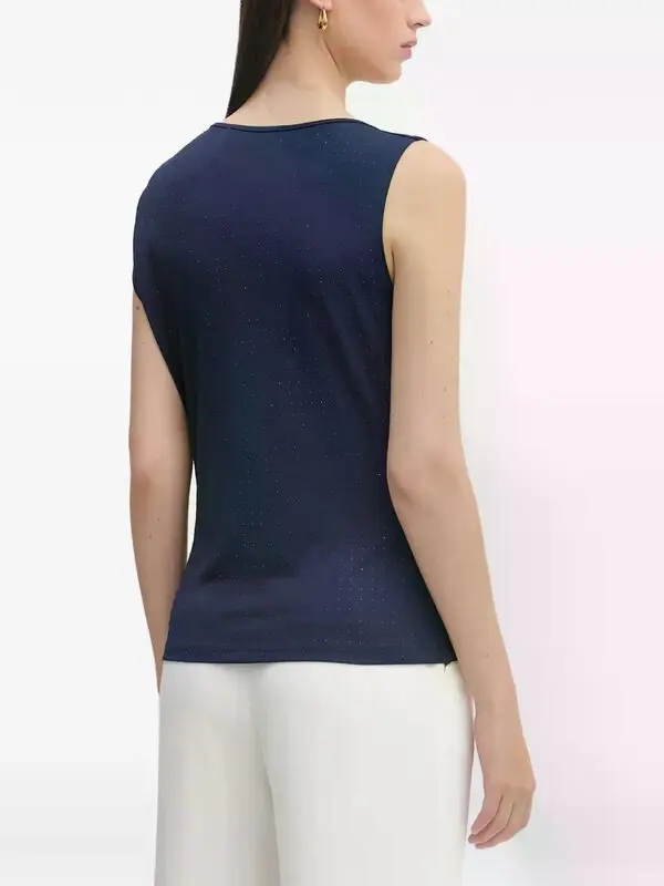 SILVIAN HEACH Raman Crystal-embellished Cowl-neck Top