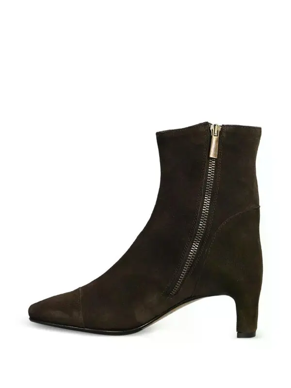 L'ARIANNA Suede Ankle Boots