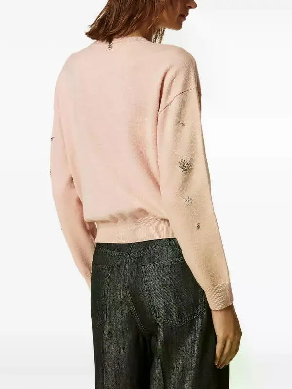 TWINSET Crewneck Jumper With Embroidery