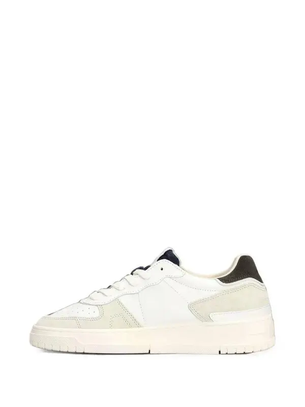 D.a.t.e. Torneo Pure Panelled Leather Sneakers - White