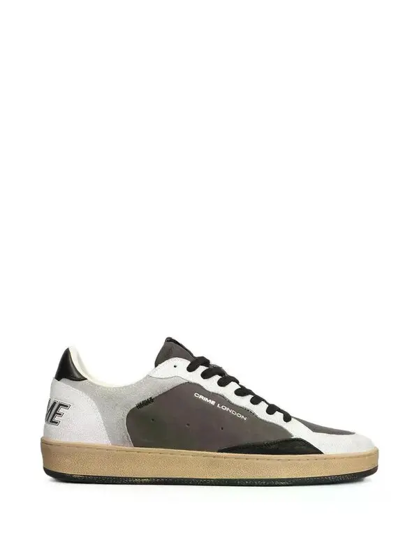 CRIME LONDON Chelsea Leather Sneakers - Brown
