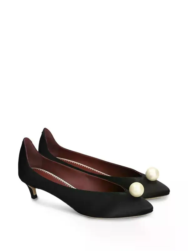 Magda Butrym Pearl-embellished Pointed-toe Pumps