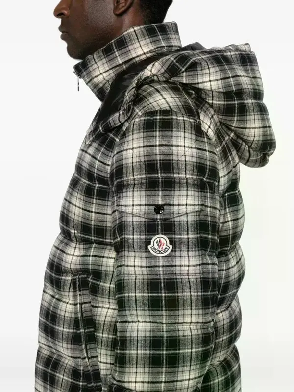 Moncler Check Flannel Jacket - Blue