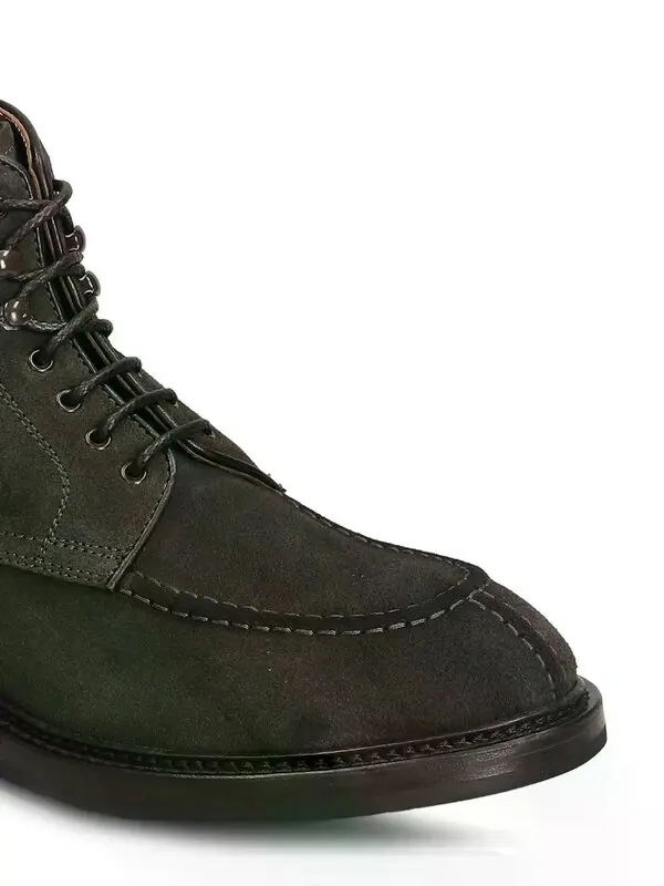GREEN GEORGE Suede Apron-toe Boots