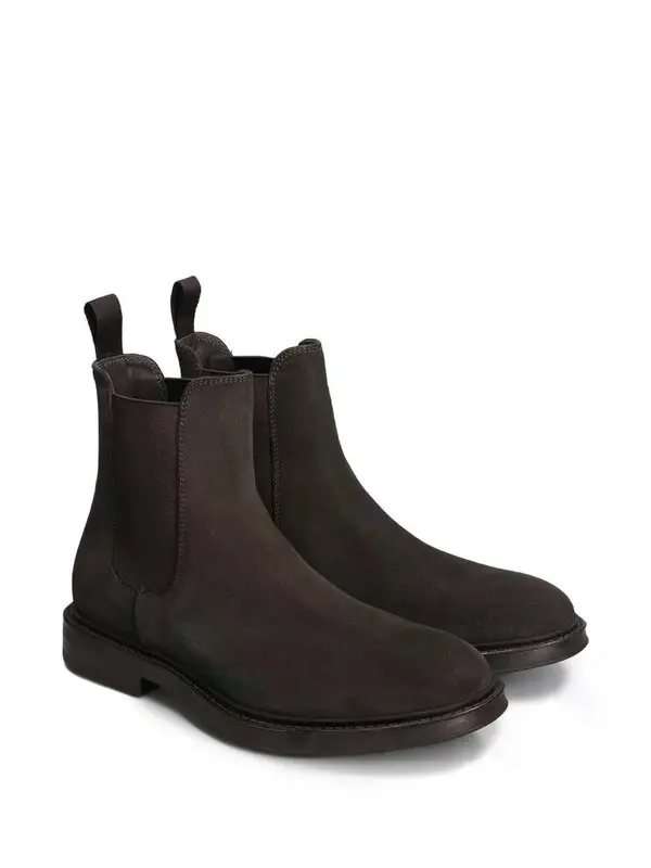 GREEN GEORGE Suede Chelsea Boots - Brown