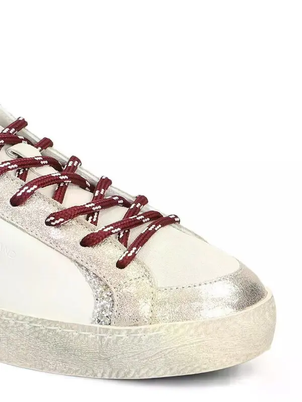 AMA-BRAND Glitter-panel Metallic-trim Sneakers