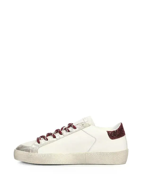 AMA-BRAND Glitter-panel Metallic-trim Sneakers