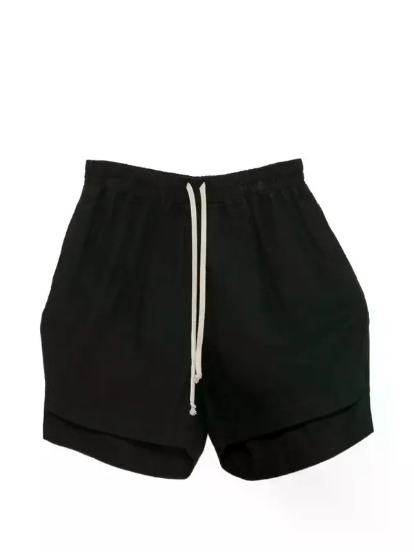 Rick Owens Layered-hem Drawstring Shorts - Black