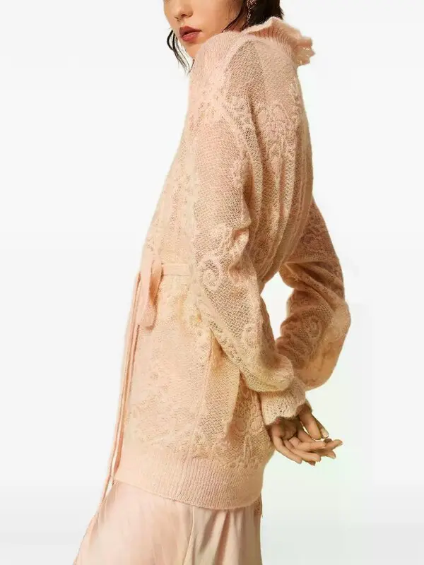 TWINSET Jacquard Alpaca-blend Maxi Jumper