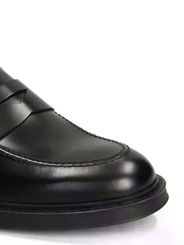 GREEN GEORGE Leather Penny Loafers