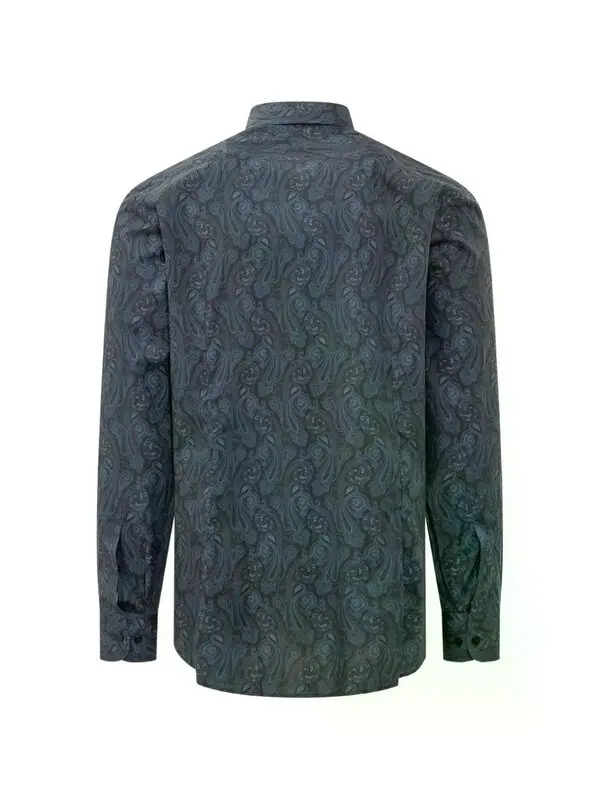Etro Roma Paisley-print Shirt - Blue