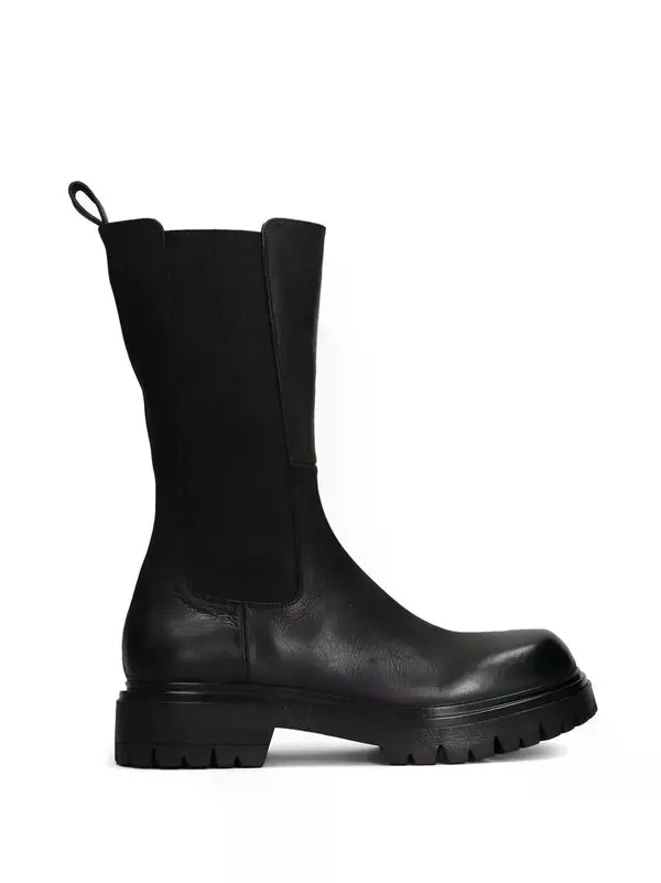 Elena Iachi Leather Combat Boots