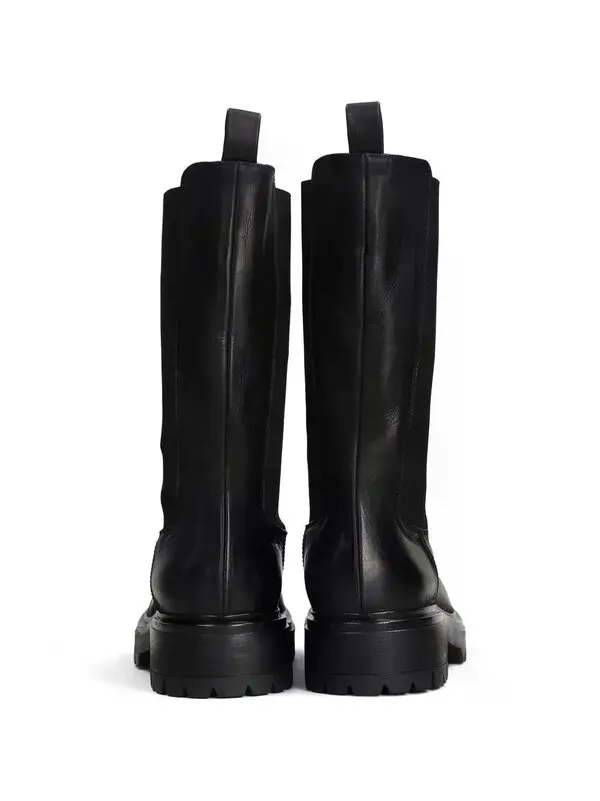 Elena Iachi Leather Combat Boots