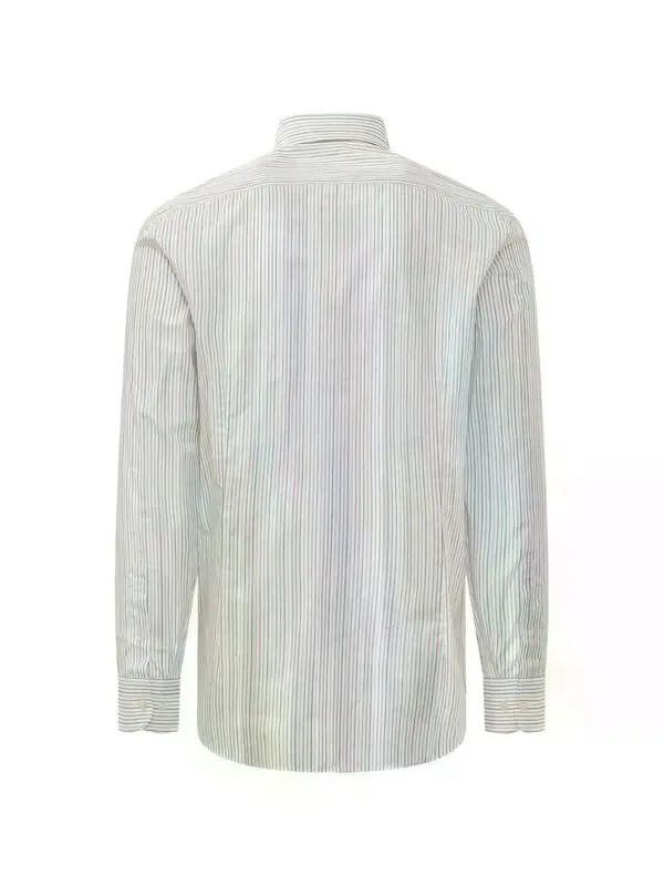 Etro Roma Logo-embroidered Striped Shirt
