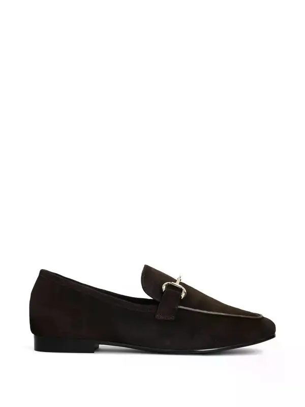 BIBI LOU Horsebit-detail Suede Loafers - Brown