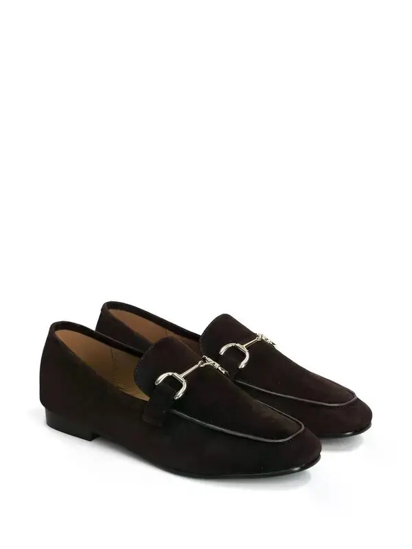BIBI LOU Horsebit-detail Suede Loafers