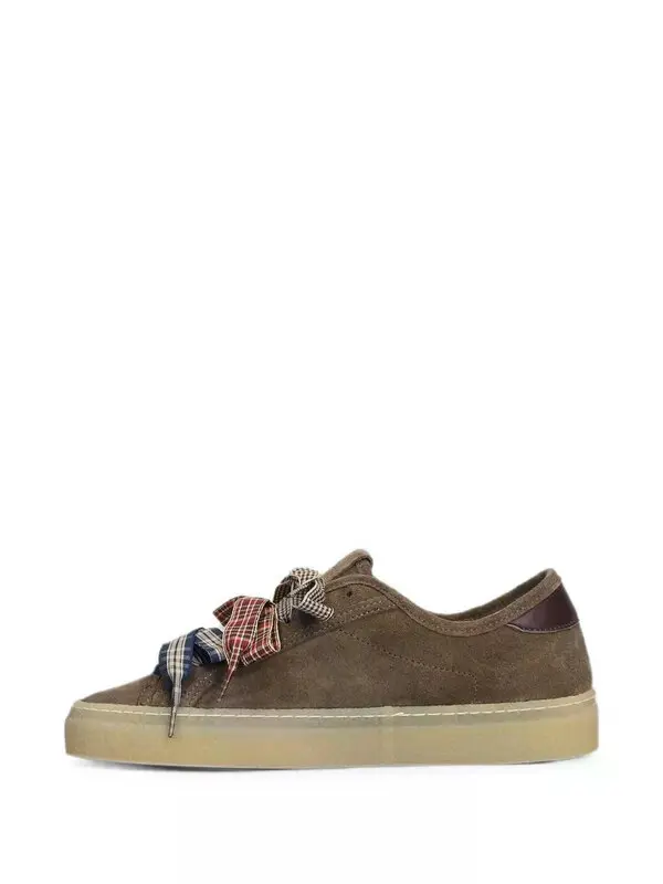 D.a.t.e. Bow-embellished Suede Sneakers