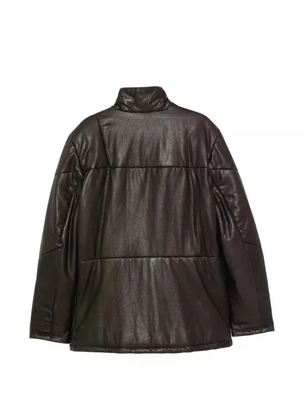 SERGIO MORETTI FIRENZE Leather Jacket - Brown