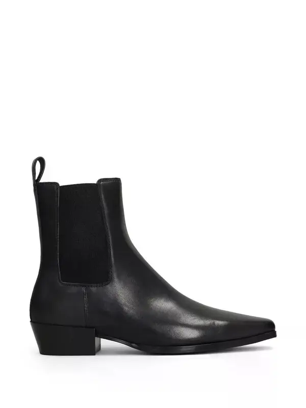 STRATEGIA SHOES Pointed-toe Ankle Boots - Black