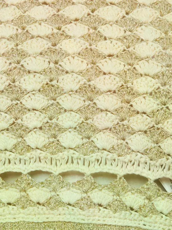 Zimmermann Wanderlust Crochet Tank Top - Neutrals