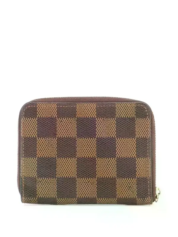 LOUIS VUITTON Zippy Coin Purse Damier Pouch