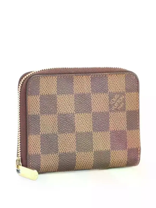 LOUIS VUITTON Zippy Coin Purse Damier Pouch