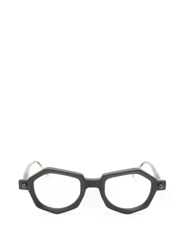 KUBORAUM Geometric-frame Eyeglasses - Black