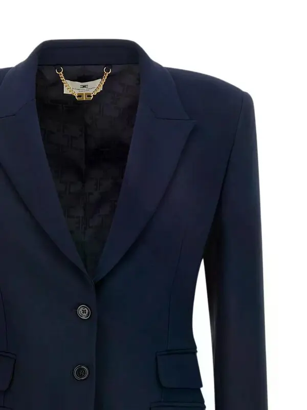Elisabetta Franchi Jacket In Lightweight Crêpe